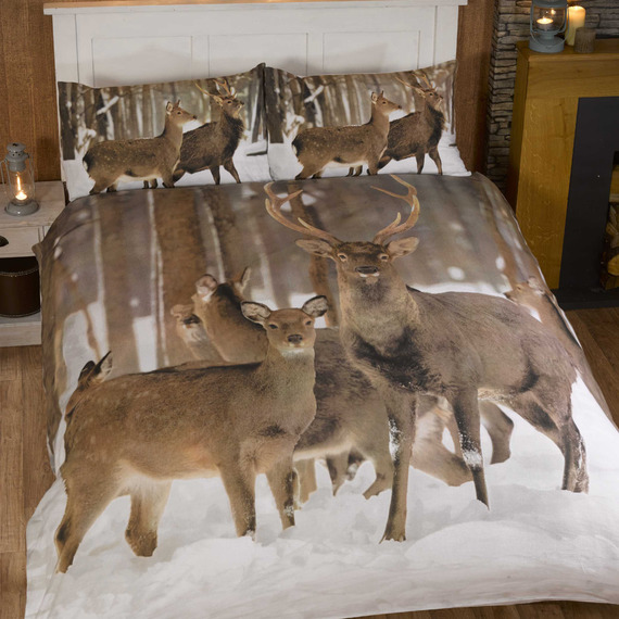 Winter Stag Duvet Set