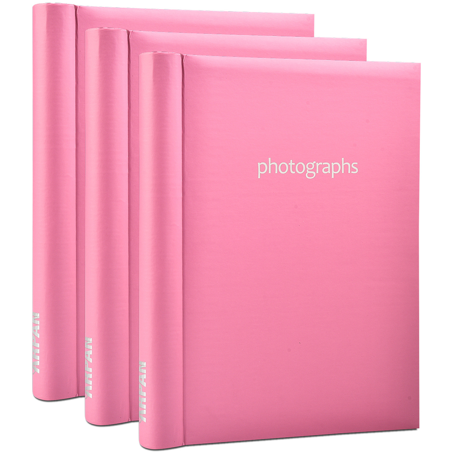 Arpan 3 x Self Adhesive Photo Albums Totaling 108 Sheets 216 Sides