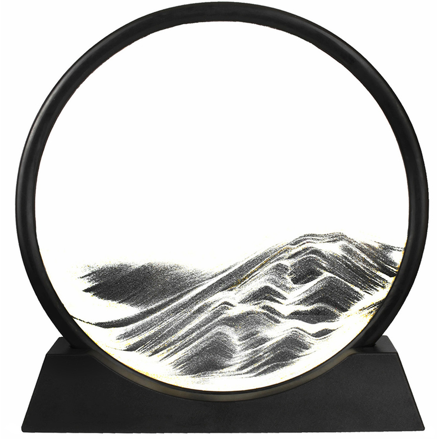 7-Inch 3D Moving Sand Art with Rotating Frame