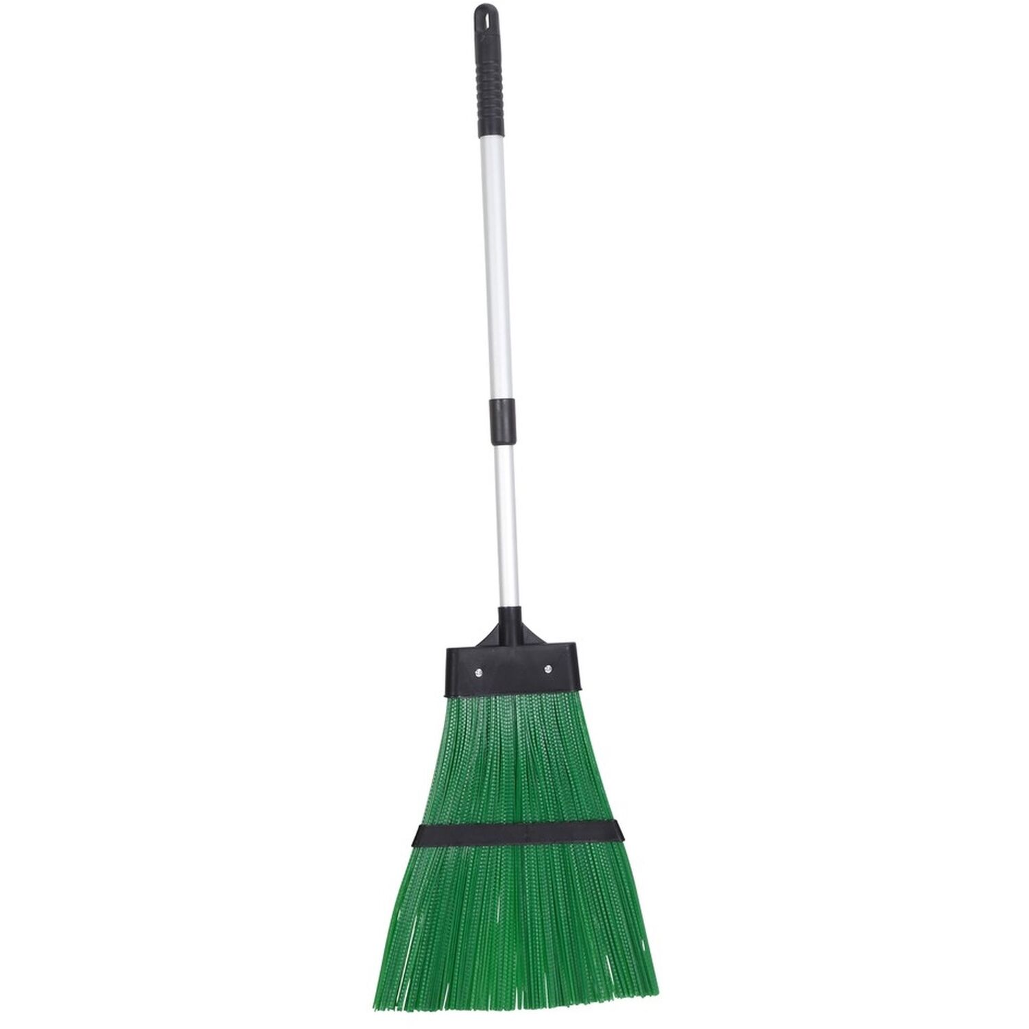 Telescopic Garden Broom Rake Hard Bristle