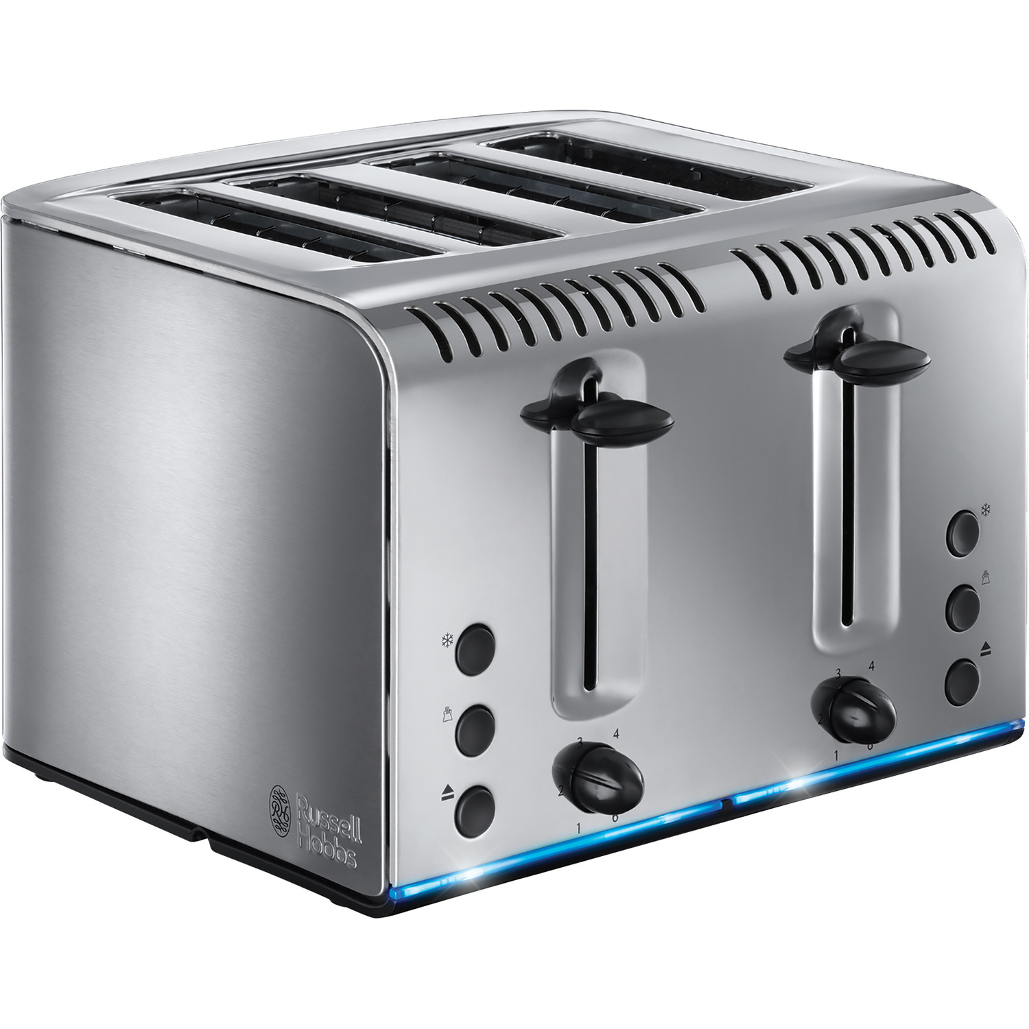 4 Slice Buckingham Toaster Brushed Stainless Steel