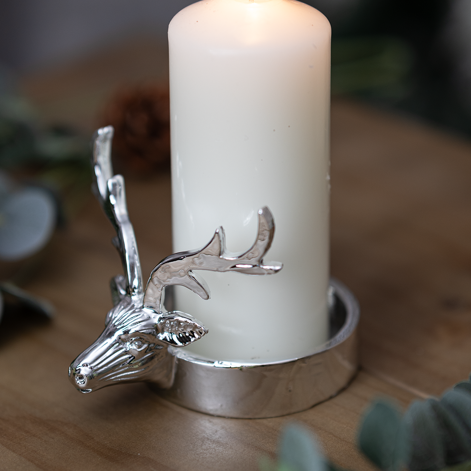 Stag Candle Holder