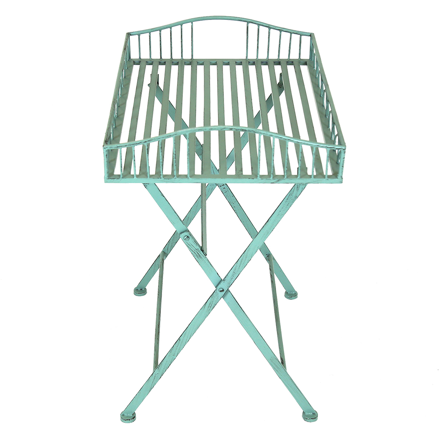 Wrought Decorative Iron Garden Side Table