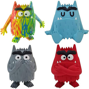 The Color Monster Set 4 (Sadness, Fear, Confusion and Rage)