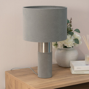Alexa Velvet Table Lamp