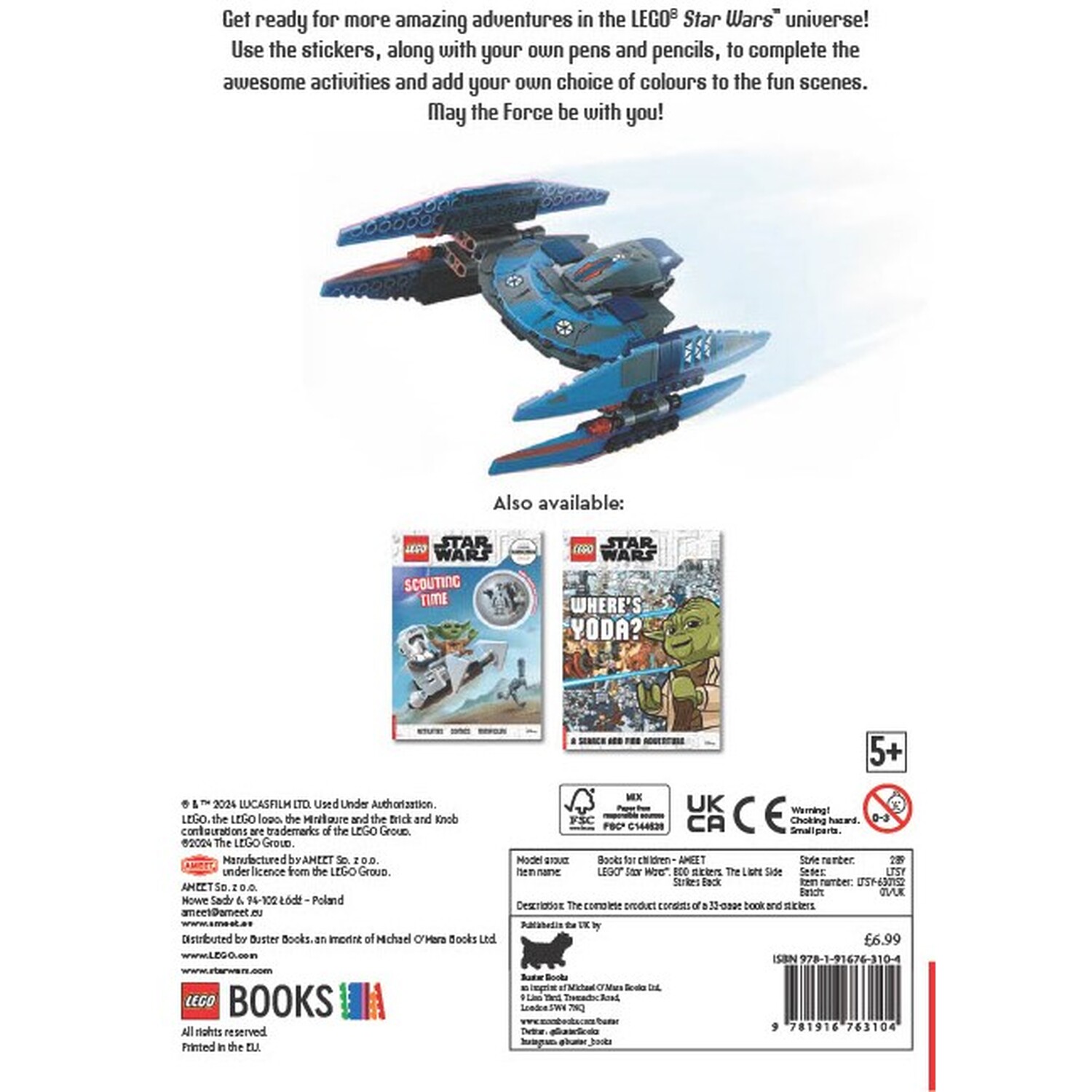 Lego Star Wars 800 Stickers