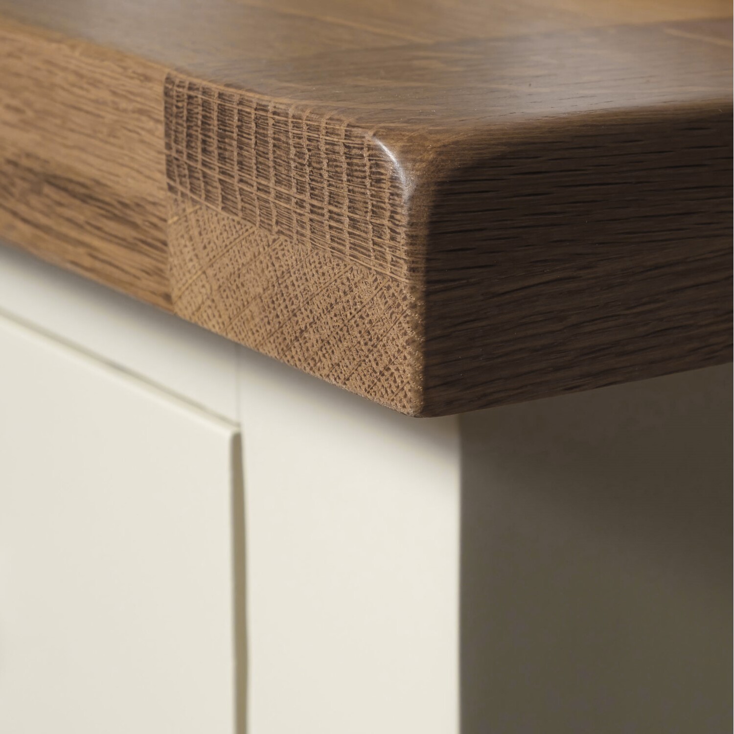 Painted Oak Wooden 2 Drawer Hall Console Table