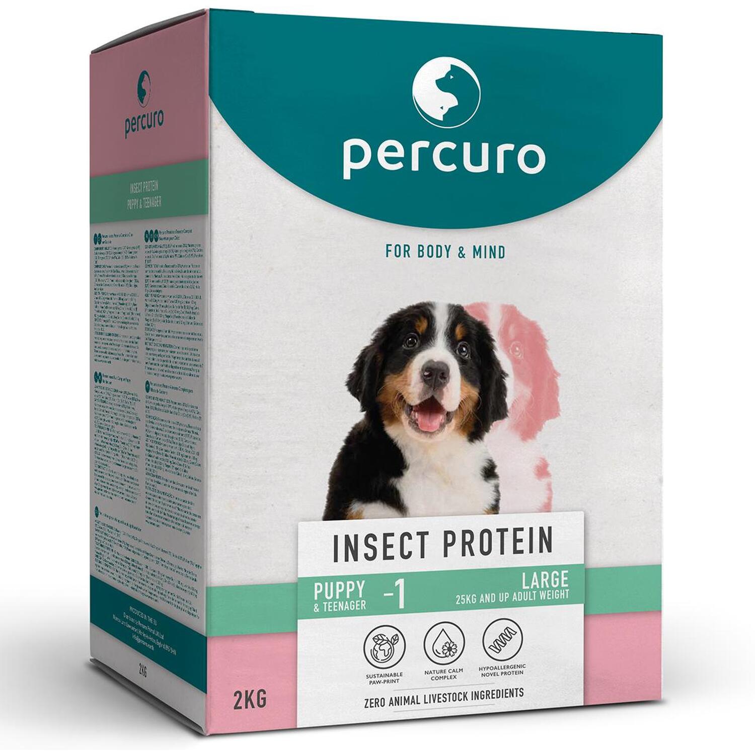 Percuro Insect Protein Puppy Large Breed Dry Dog Food