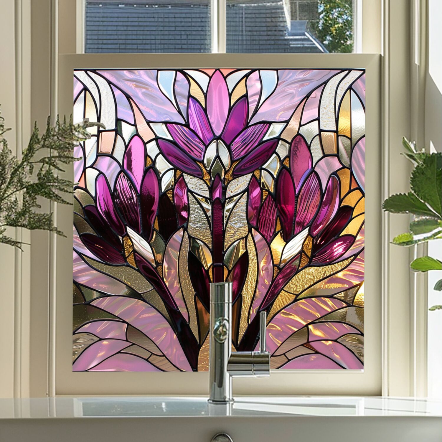 Stained Glass Window Film