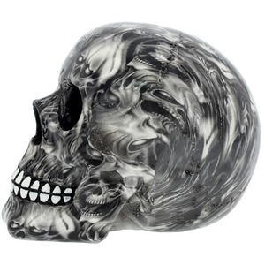 Screaming Soul Skull Print Ornament
