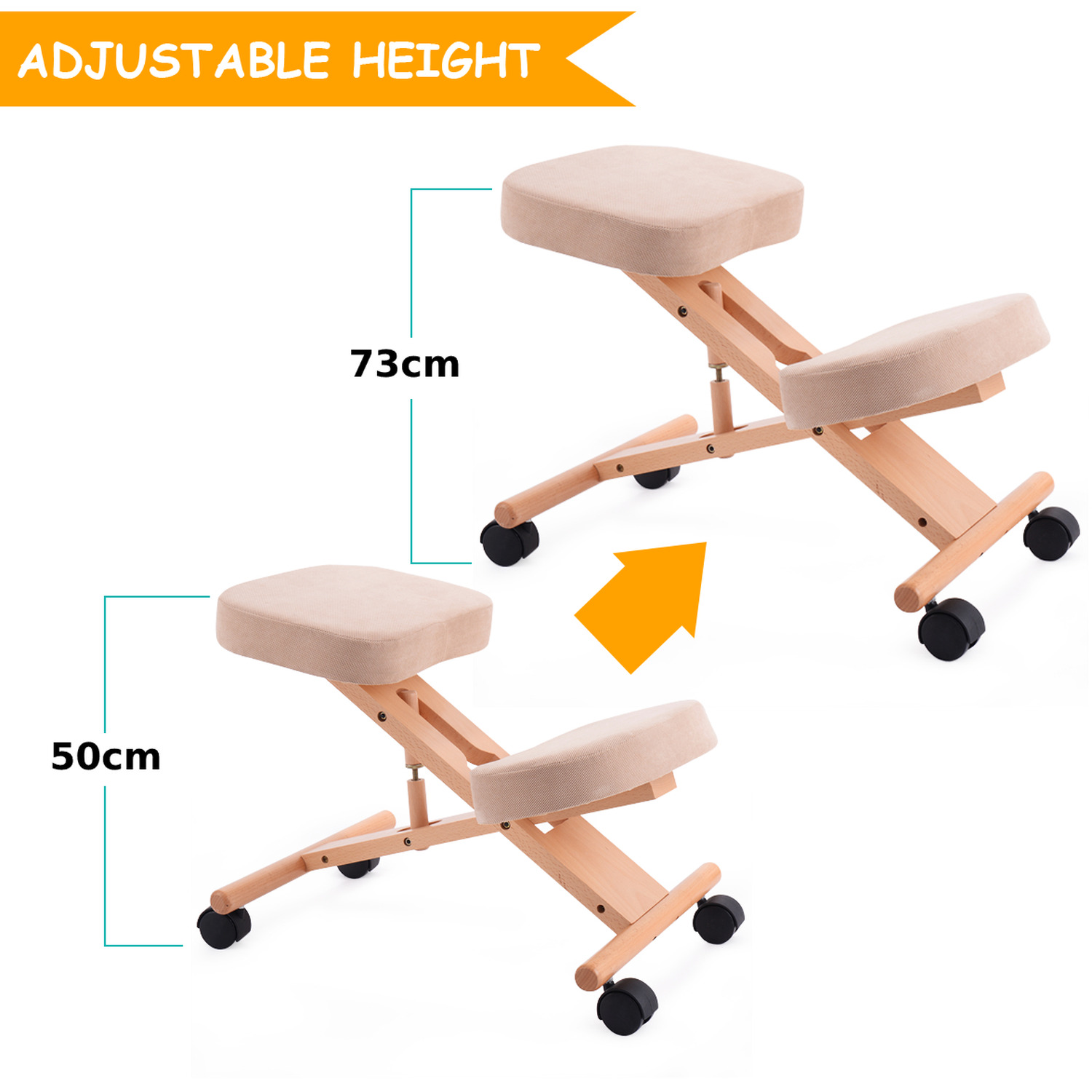 Ergonomic Kneeling Chair Posture Improving Chair