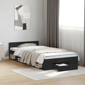 Single Bed Frame with Storage Drawer