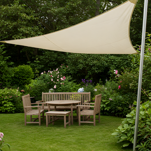 3.6m Triangle Pro Waterproof Garden Sail Shade Patio Canopy UV Block