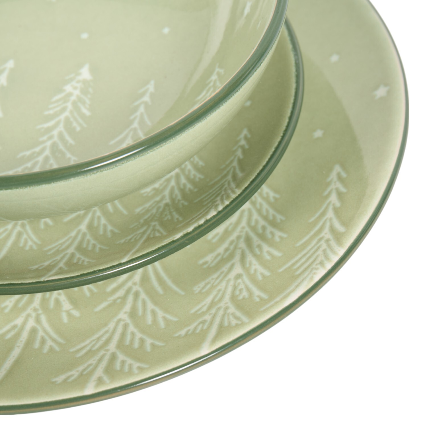 12 Piece Nordic Tree Dinner Set