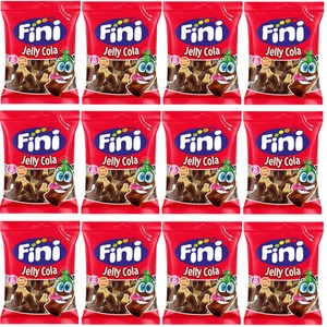 Fini Sweets Jelly Cola Bottles Brillo Gummy Jellies 12x75 Grams