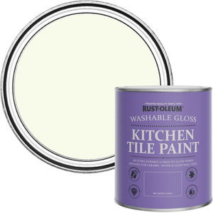 Rust-Oleum Kitchen Tile Paint in Gloss Finish - Apple Blossom 750ml