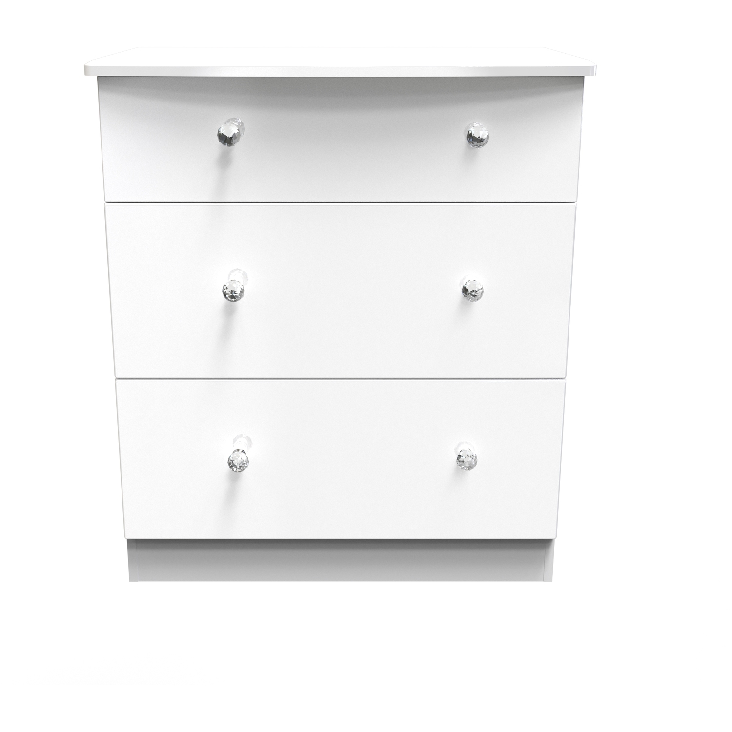 Lumiere Ready Assembled 3 Drawer Deep Chest