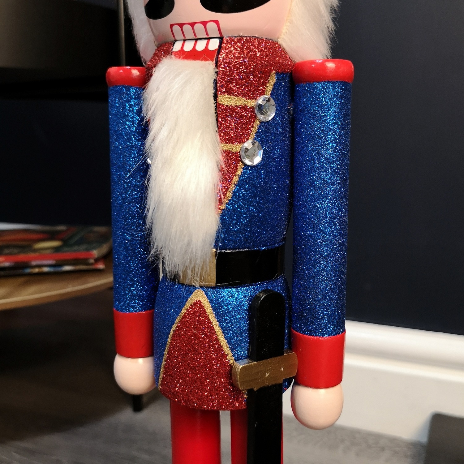 Indoor Traditional Wooden Christmas Nutcracker Decoration