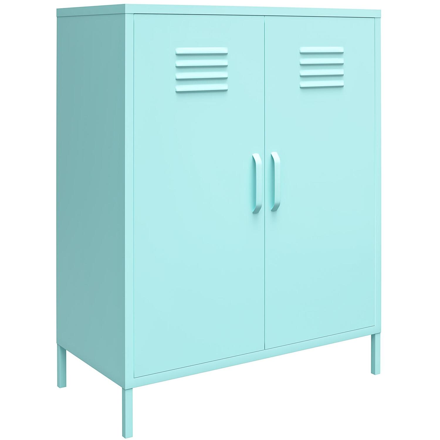 Cache metal locker with 2 doors