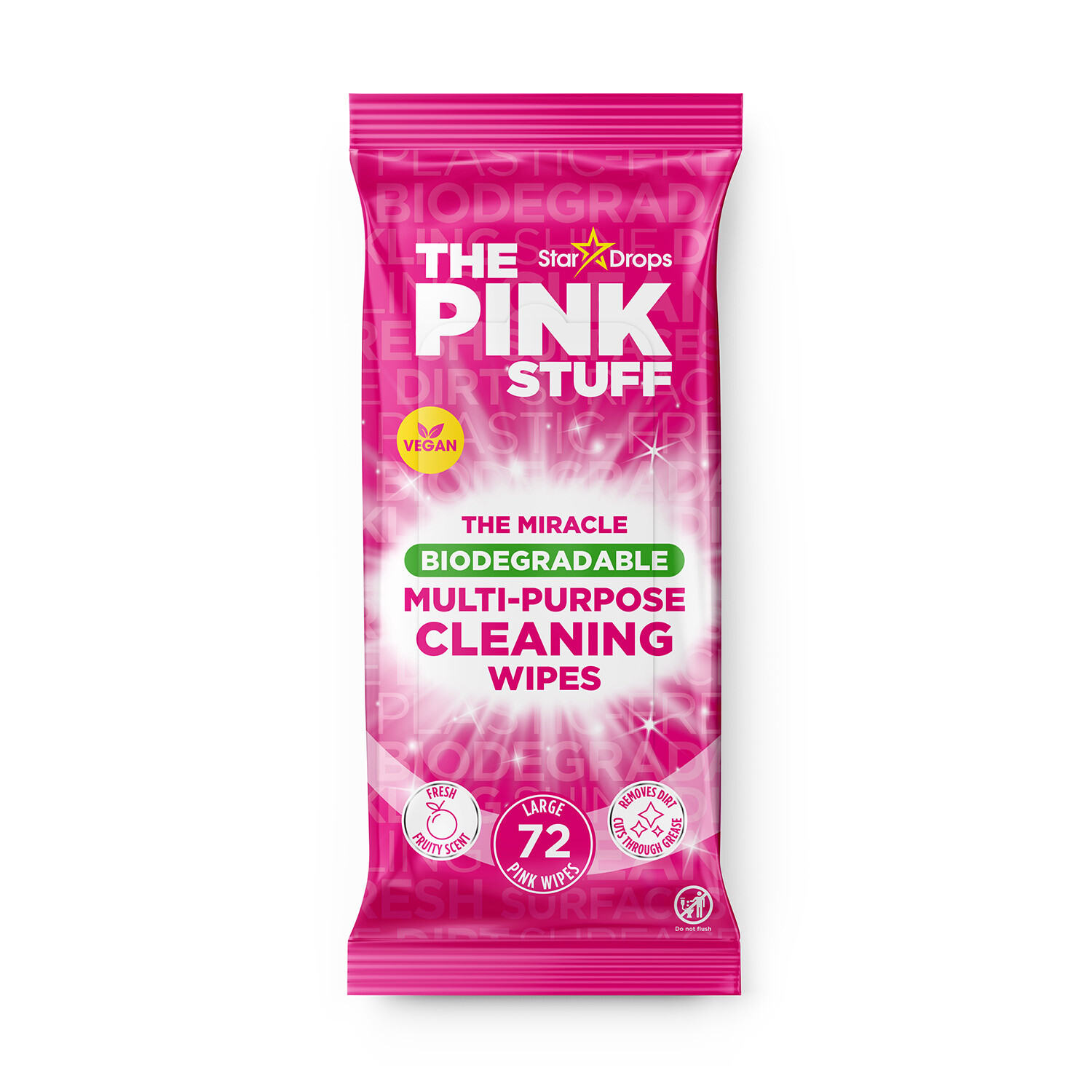 Pack of 72 The Pink Stuff Multipurpose Wipes