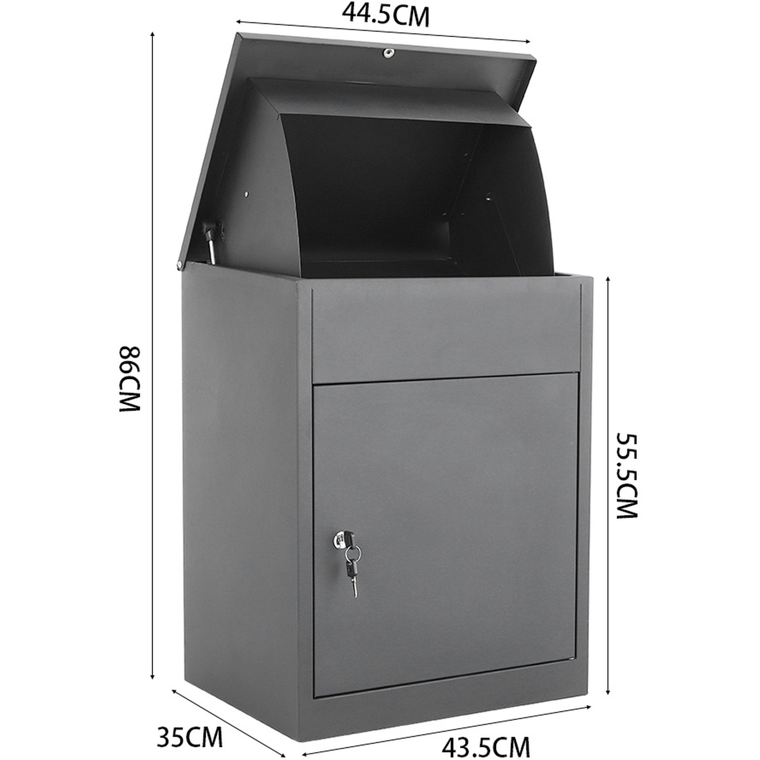 Wall Mount Metal Package Drop Box