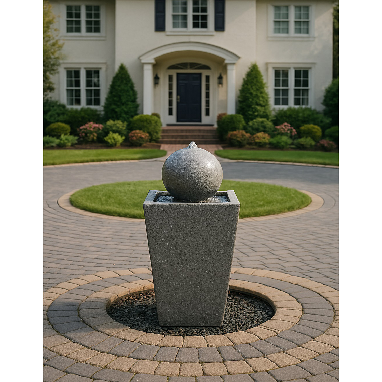 Osiris Outdoor Column Water Fountain