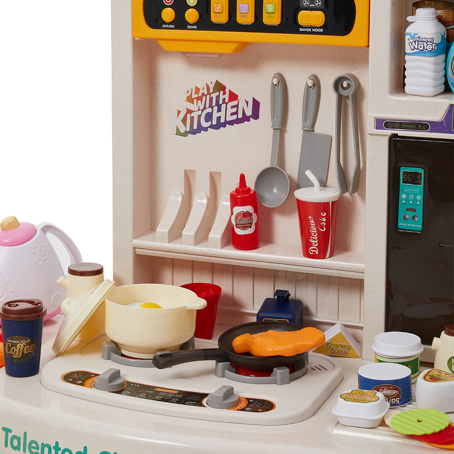 Kidkid Role Play Kitchen Toy with Water Spray and Sound Effects