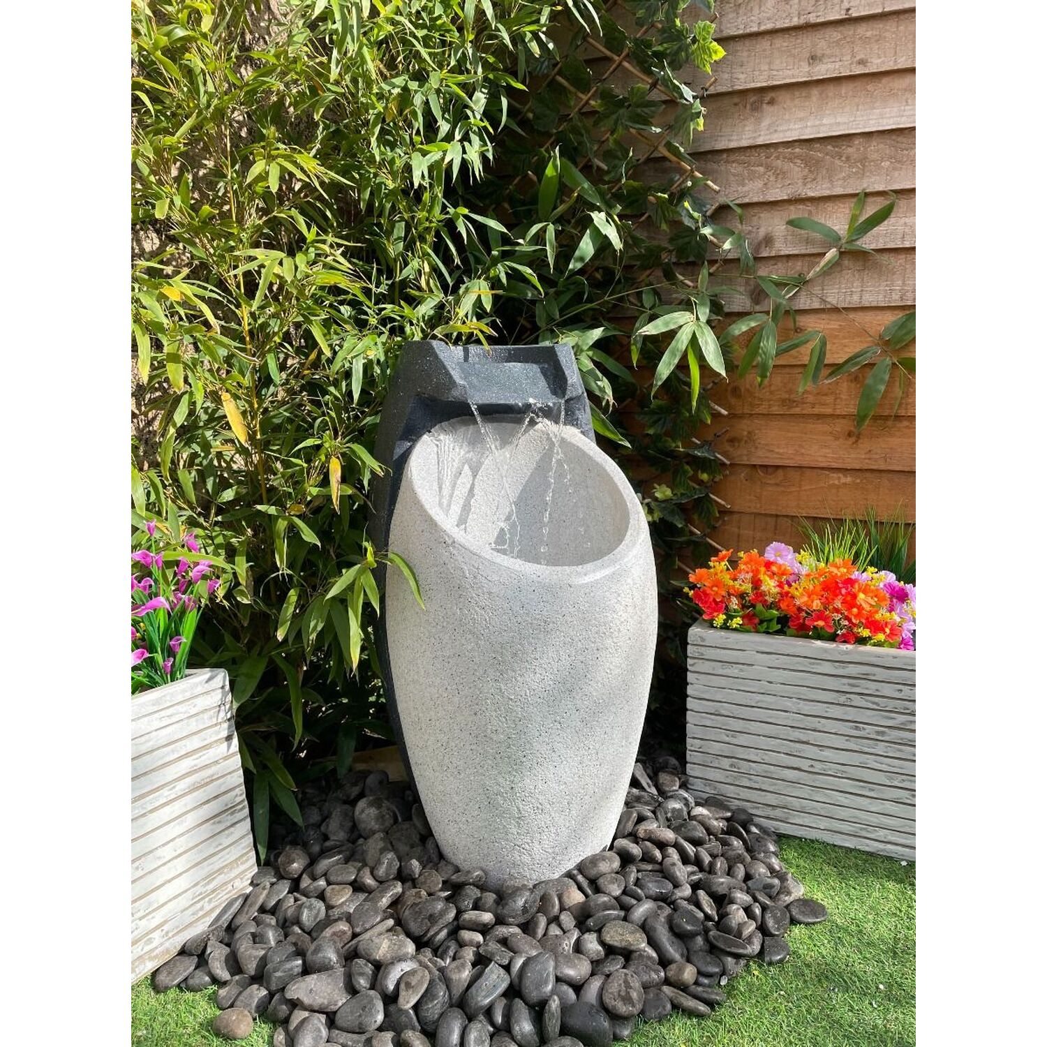 Pouring Vase Contemporary Water Feature