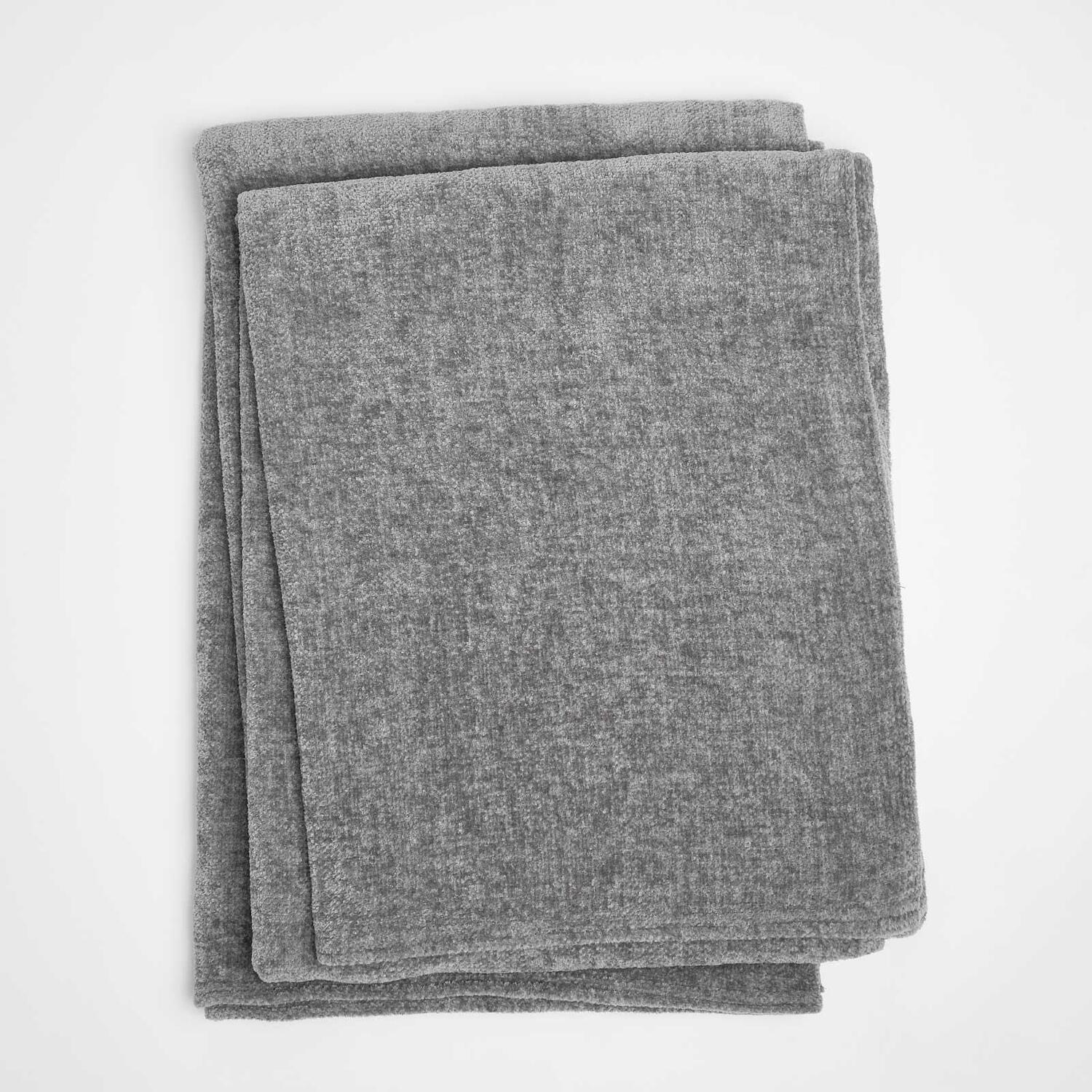 Highams Soft Knitted Fleece Throw Blanket Bedspread