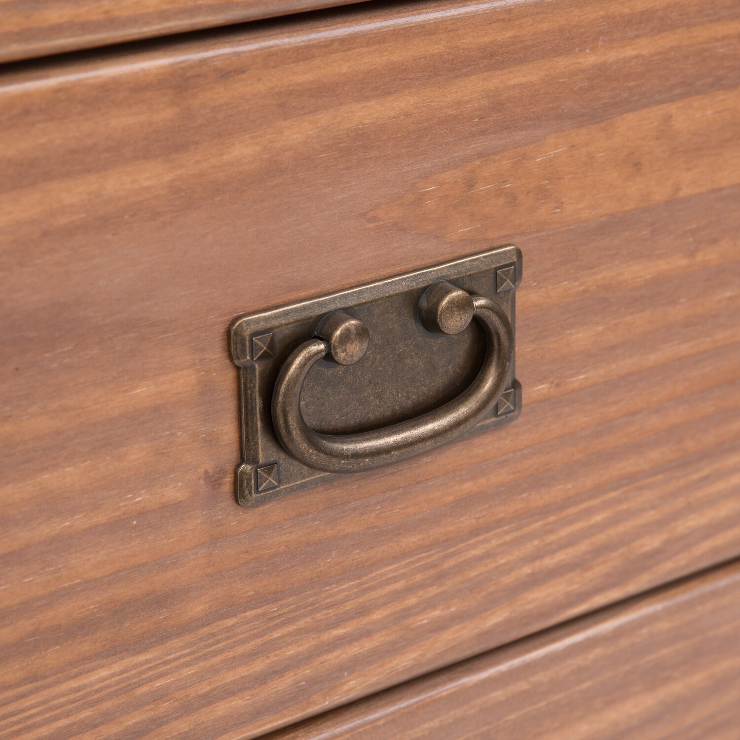 Padua 4 Drawer Chest - Antique Brass Drop Handle