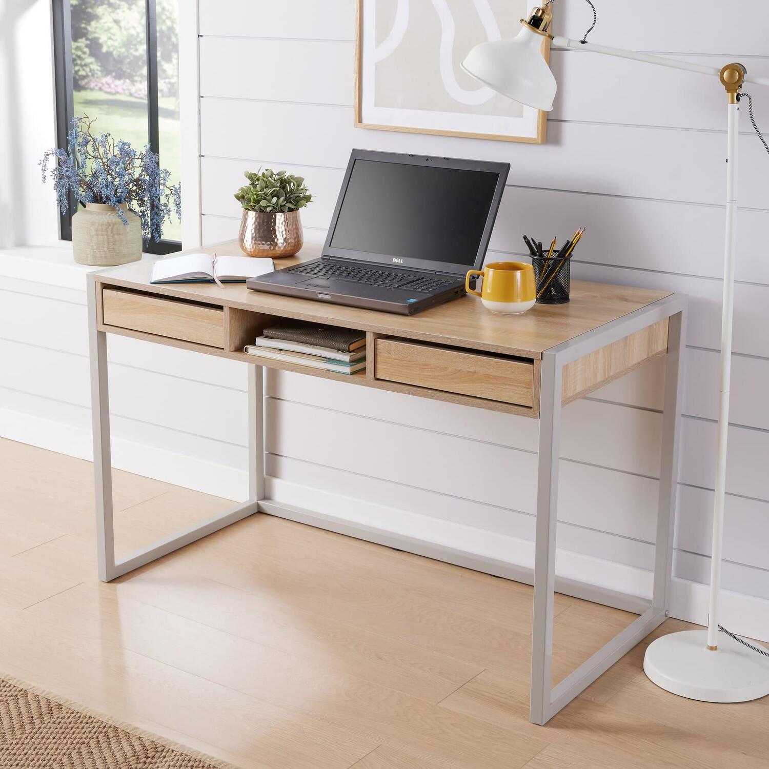 Toronto 2 Drawer Industrial Computer Desk