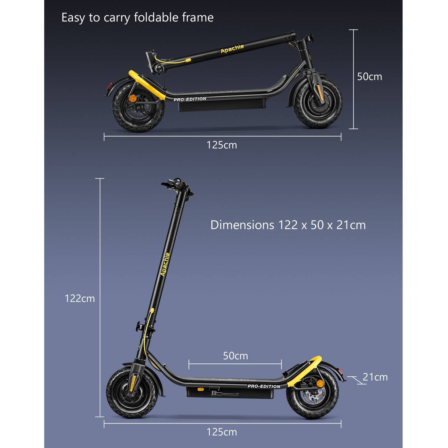 Apachie 500W Pro Edition Electric Scooter