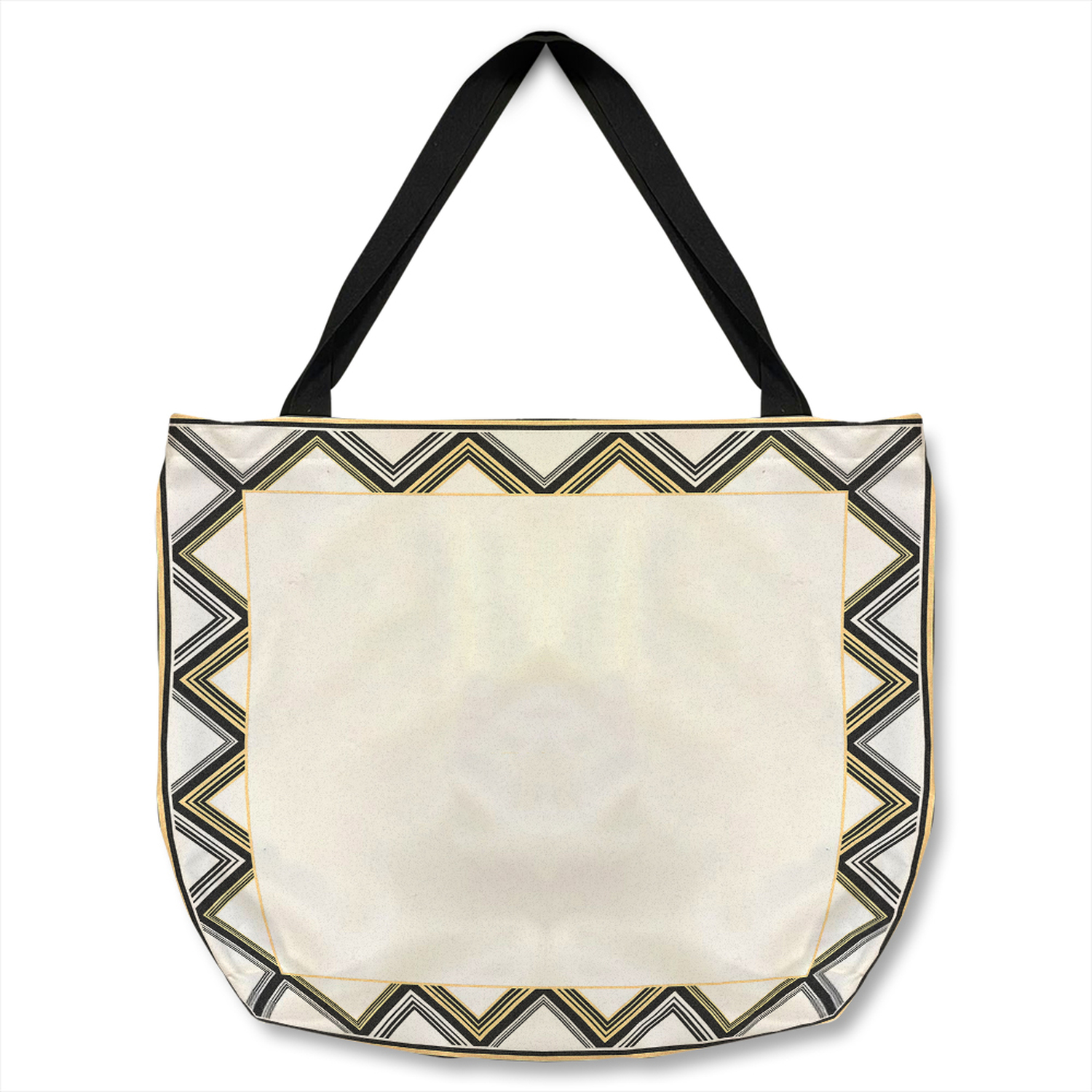 Art Deco Patterned Border Tote bag