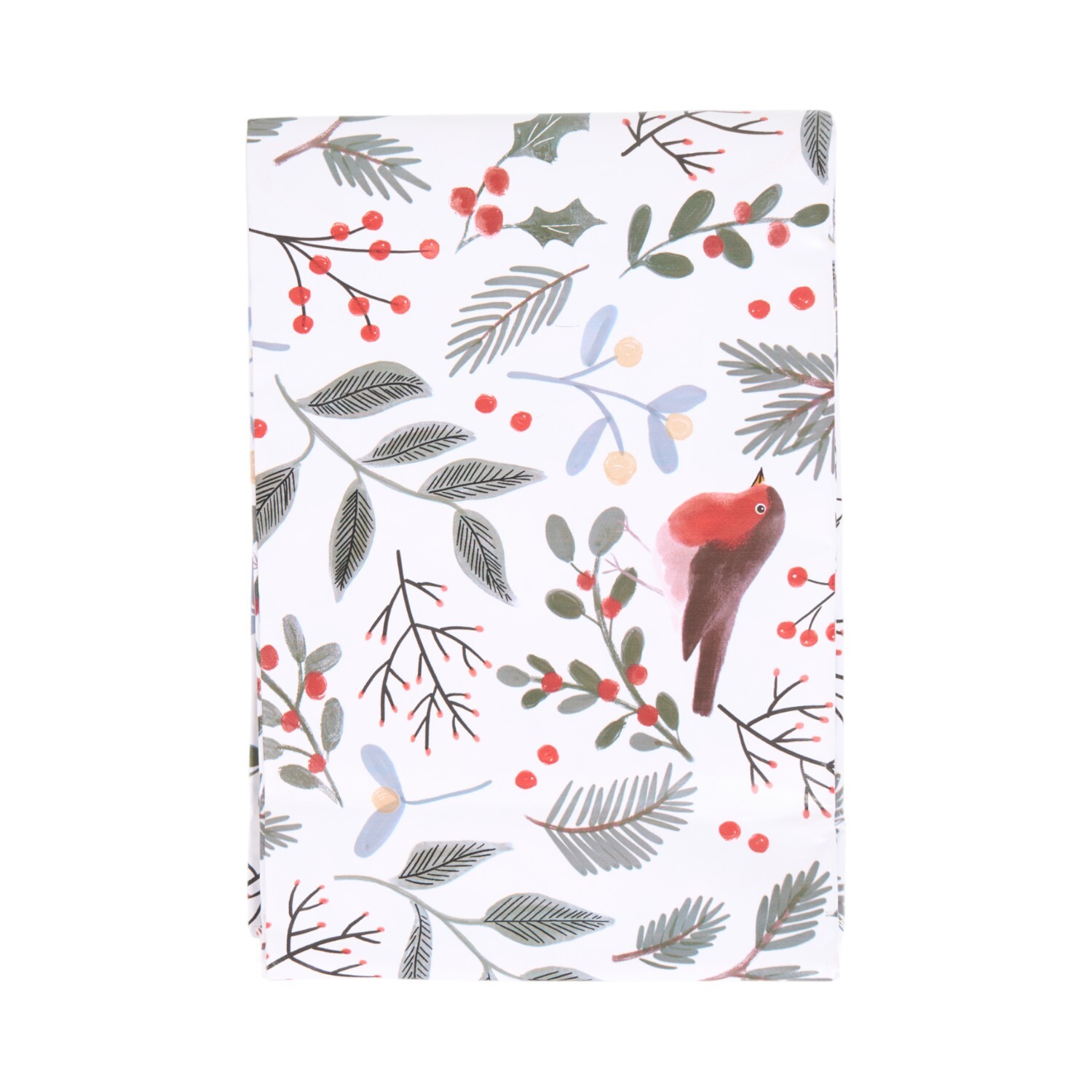 Merry Robin Wipe Clean Tablecloth