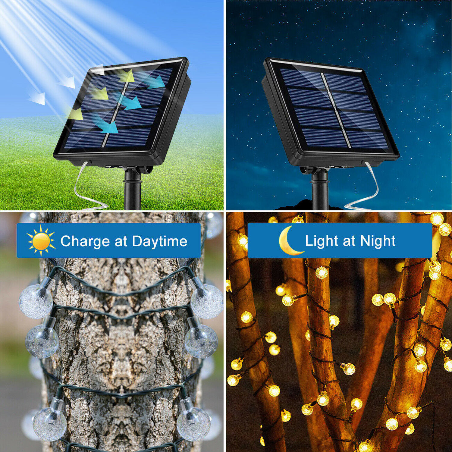 Extrastar LED outdoor garden Solar String light