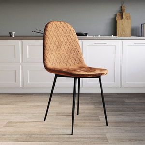 Vida Designs Luton Set of 4 Fabric Dining Chairs