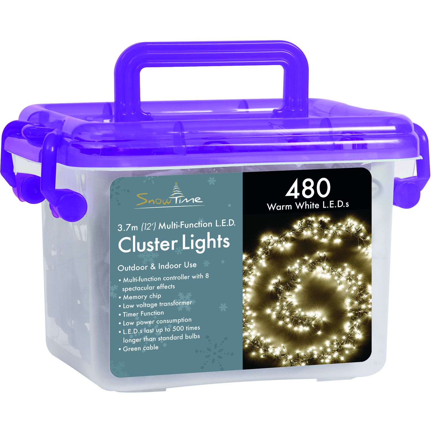 Snowtime 480 LED Cluster Lights