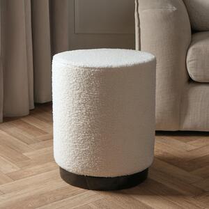 Boucle Black Band Stool