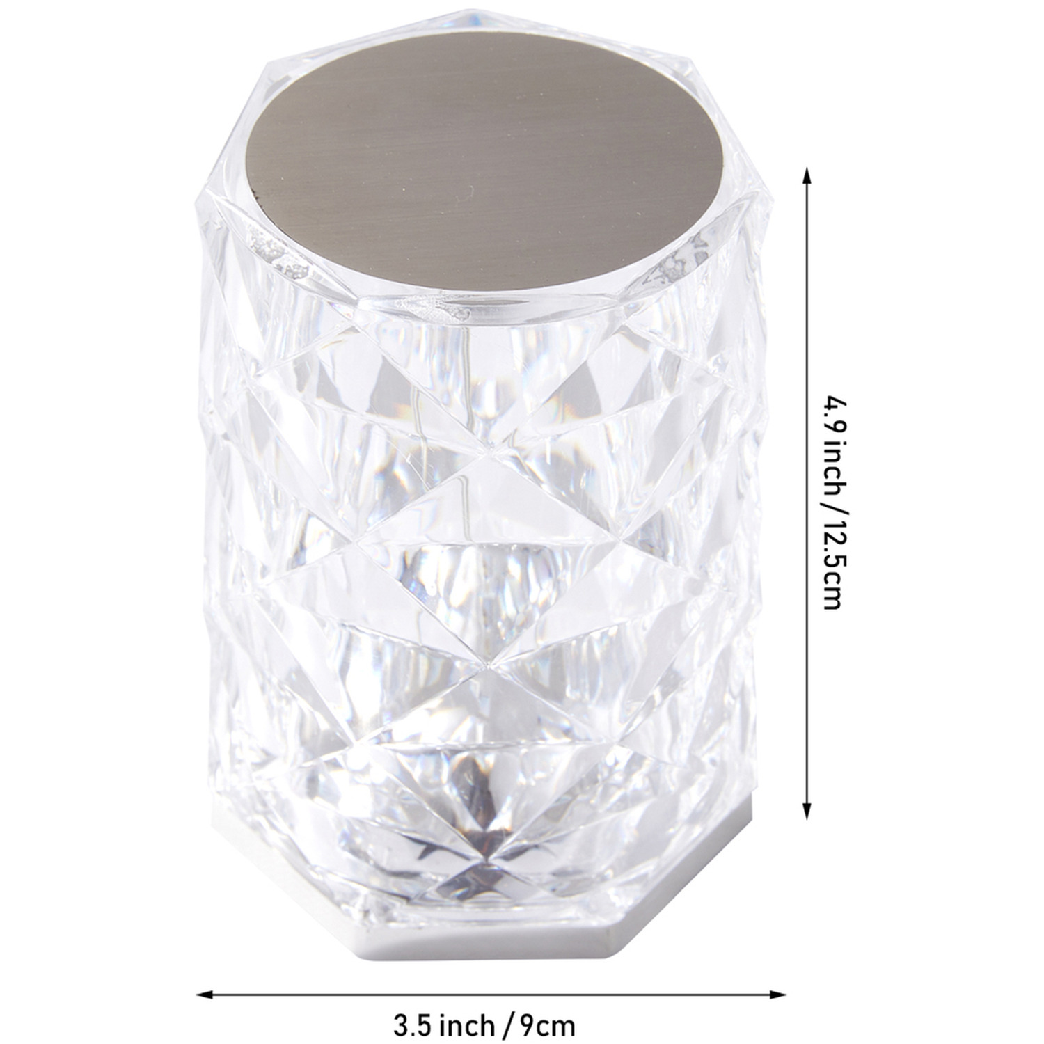 Multicolor LED Crystal Table Lamp with Remote Control