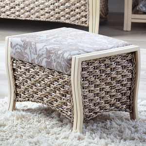 Milan Cane Footstool