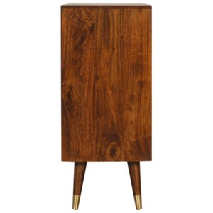 Manila Gold Cabinet Mango Wood With 2 Door