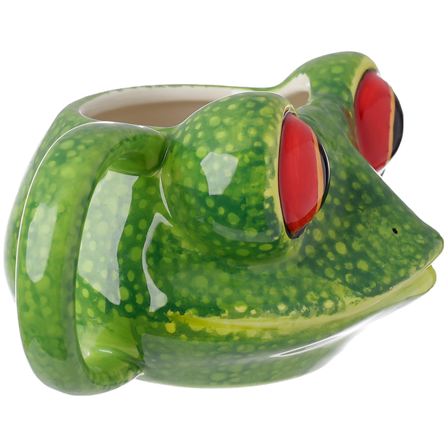 Novelty Ceramic Shaped Head Mug - Tree Frog