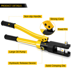 Costway Professional Hydraulic Crimping Tool Set-Yellow