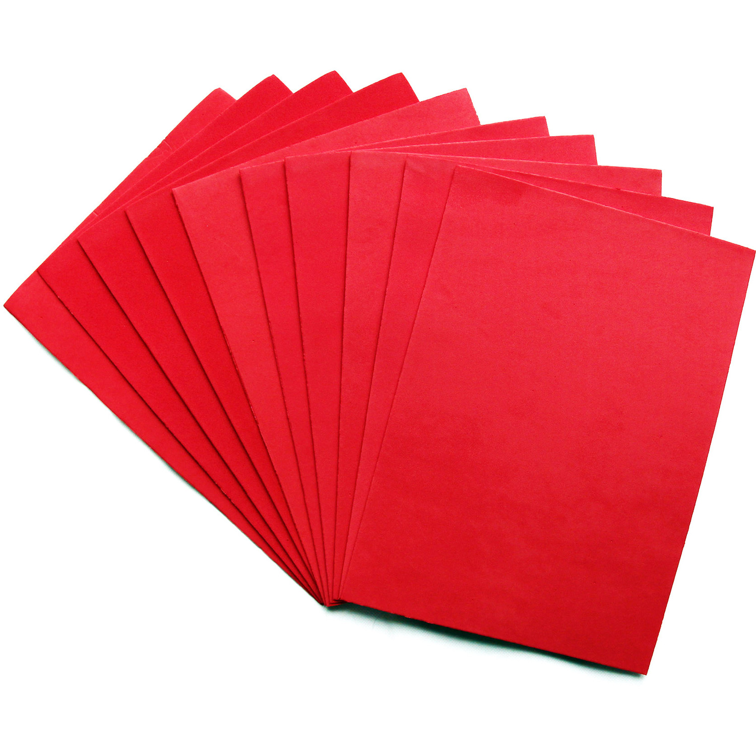 A4 EVA Foam Red Craft Sheets Kids Project DIY 2mm