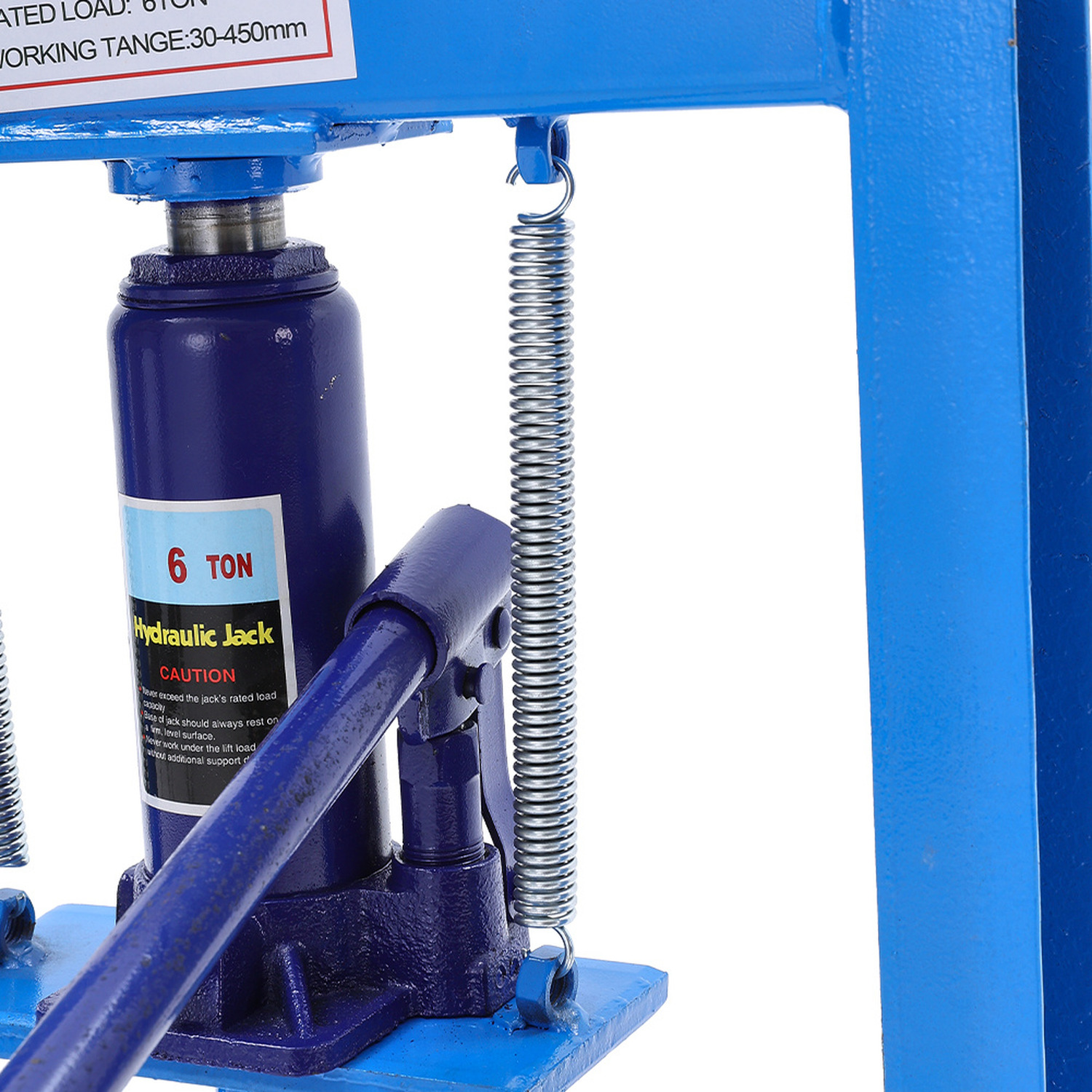 6-Ton Hydraulic Shop Press with Press Plates