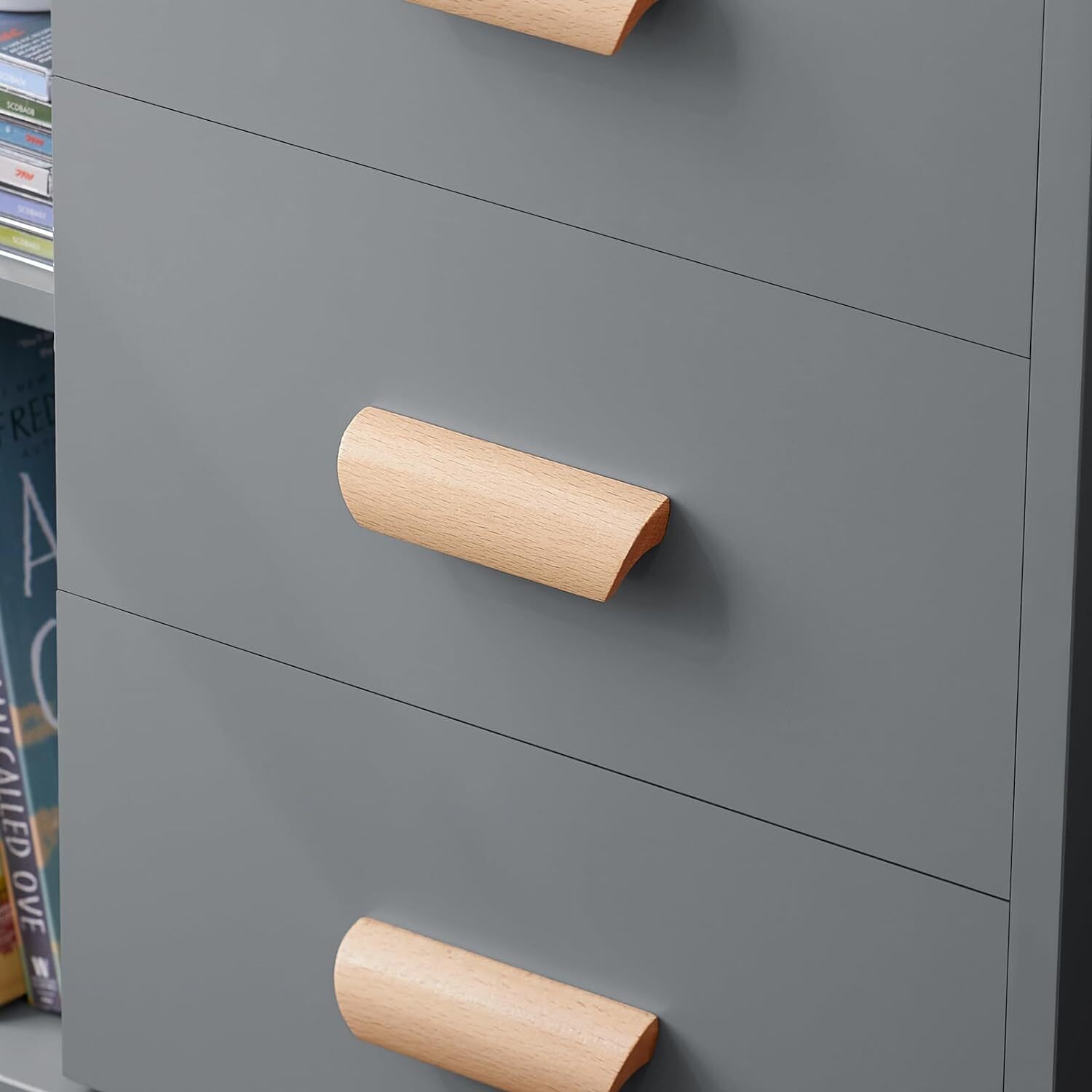 Rousseau Manufactured Wood Bedside Table