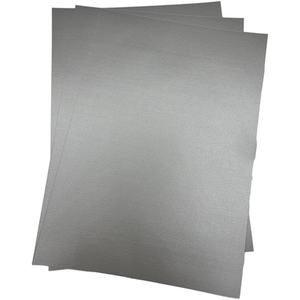 20 Sheets Platinum Silver Pearlescent 120gsm A4 Paper