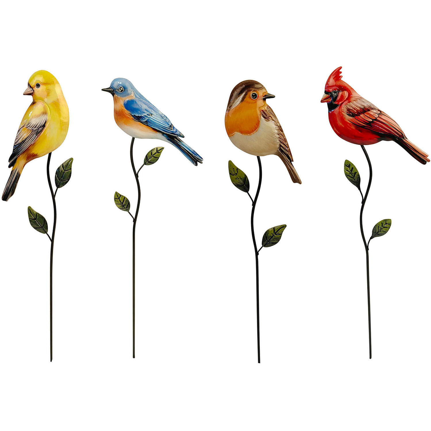 Metal Bird Garden Stake