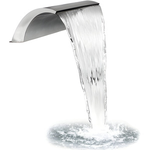 Primrose Wide Arc Stainless Steel Waterfall Blade Cascade Feature