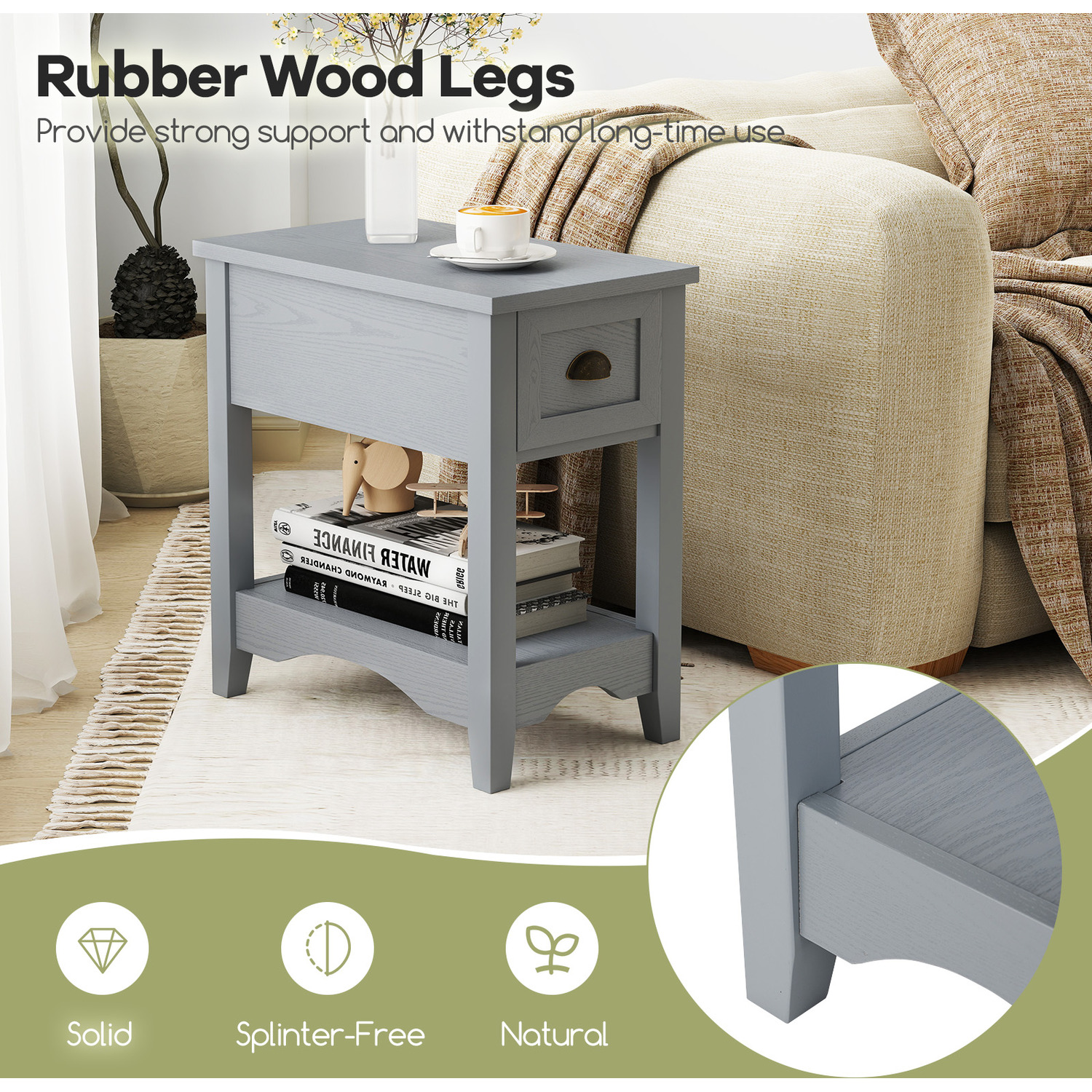Retro Side Table Set of 2